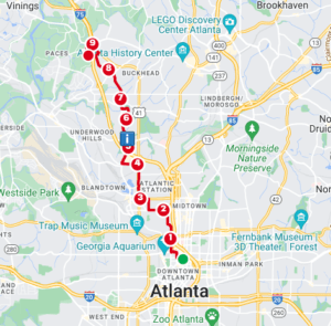 2023 Route Preview - Georgia Alliance for Breast Cancer