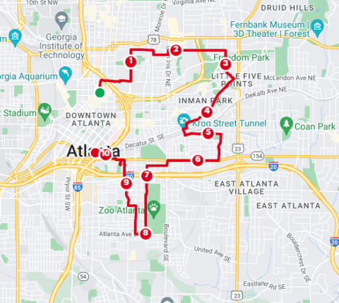 2023 Route Preview - Georgia Alliance for Breast Cancer